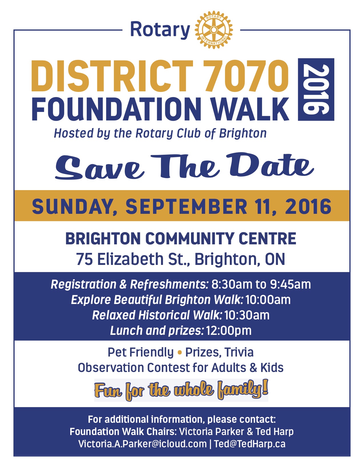 Rotary Foundation Walk – Rotary Club of Toronto Skyline